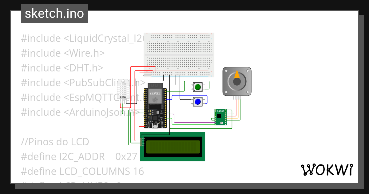 Projeto_Motor_IoT - Wokwi ESP32, STM32, Arduino Simulator