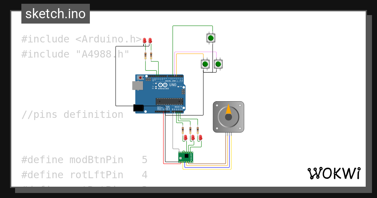 Steppera4988 Wokwi Esp32 Stm32 Arduino Simulator