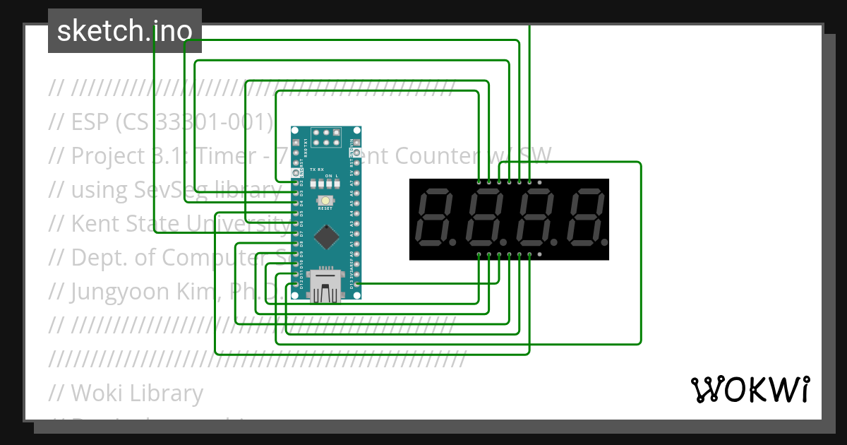 Project 3 P2 - Wokwi ESP32, STM32, Arduino Simulator