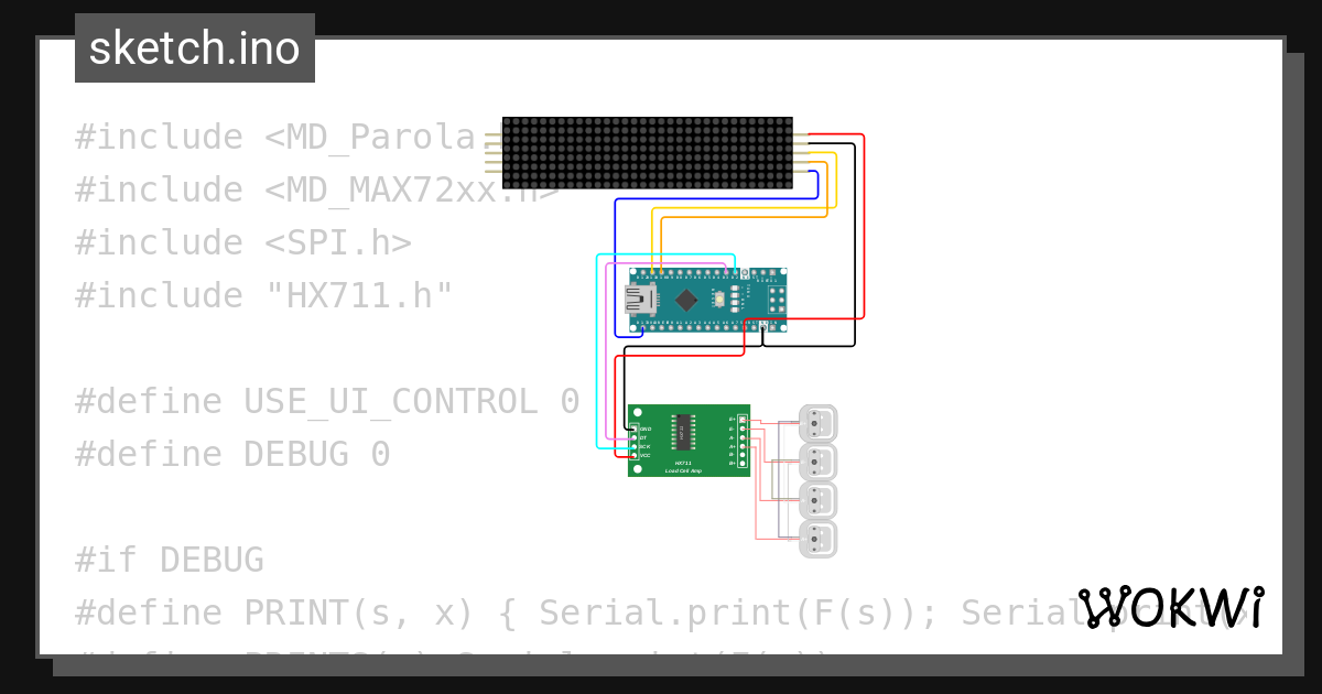 Matrix Test Wokwi Esp32 Stm32 Arduino Simulator 0083