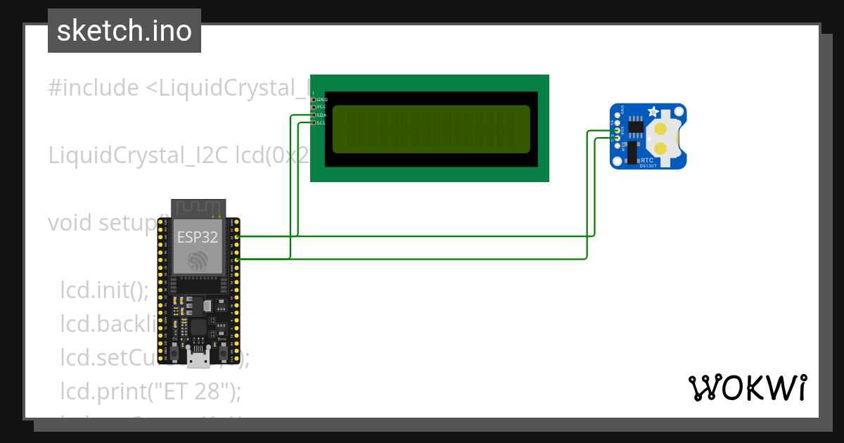 Proyecto Wokwi Esp32 Stm32 Arduino Simulator 3205