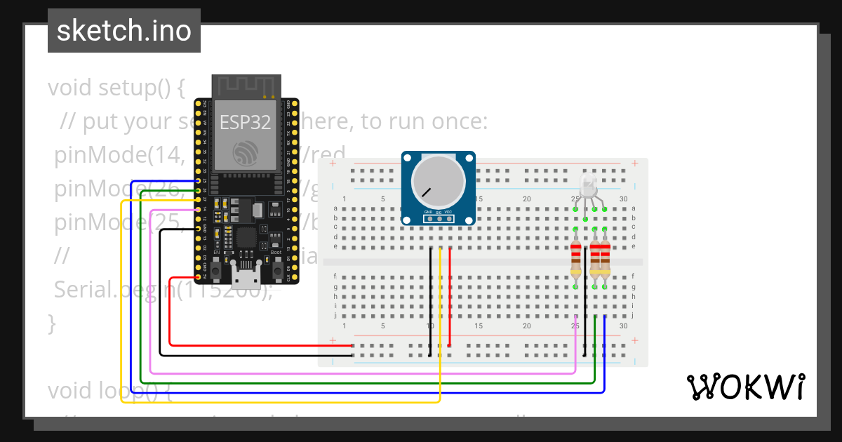 lab2 - Wokwi ESP32, STM32, Arduino Simulator