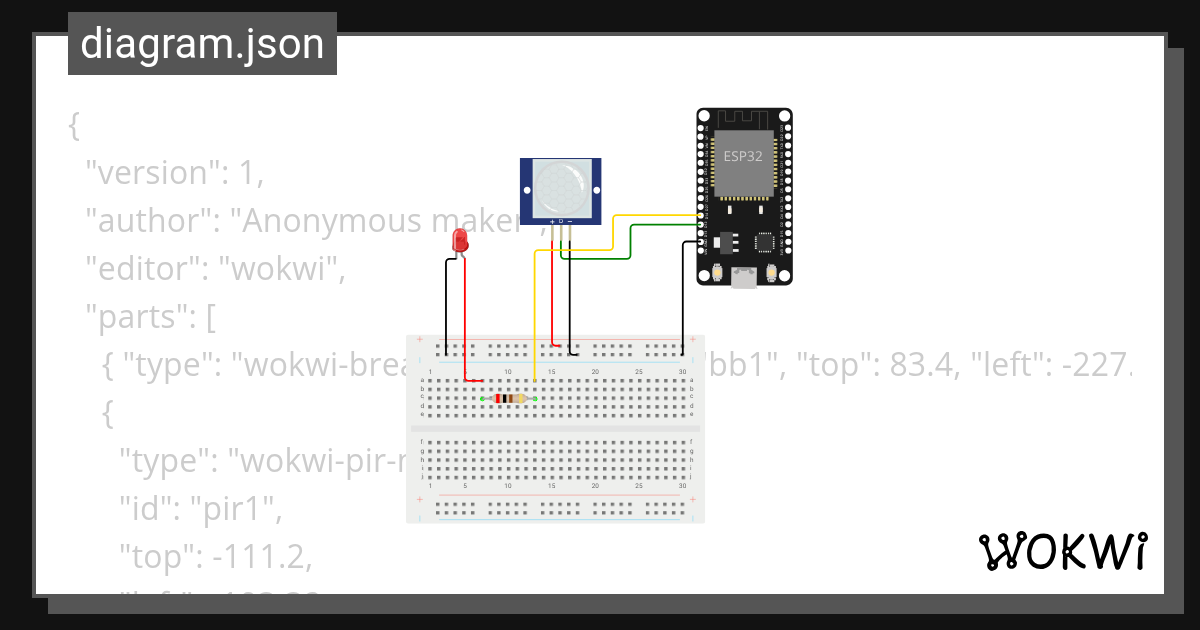 Project1 - Wokwi ESP32, STM32, Arduino Simulator