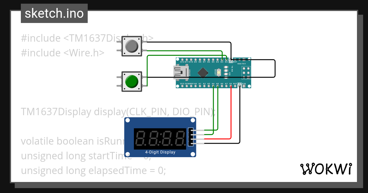 Sevan Segment Wokwi Esp32 Stm32 Arduino Simulator