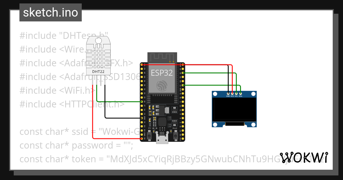 line+oled+dht - Wokwi ESP32, STM32, Arduino Simulator