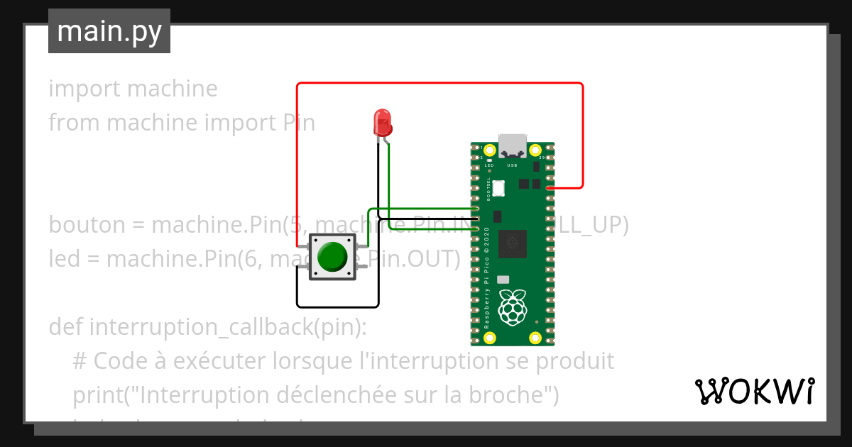 Interrupt Buton Wokwi Esp32 Stm32 Arduino Simulator 8846