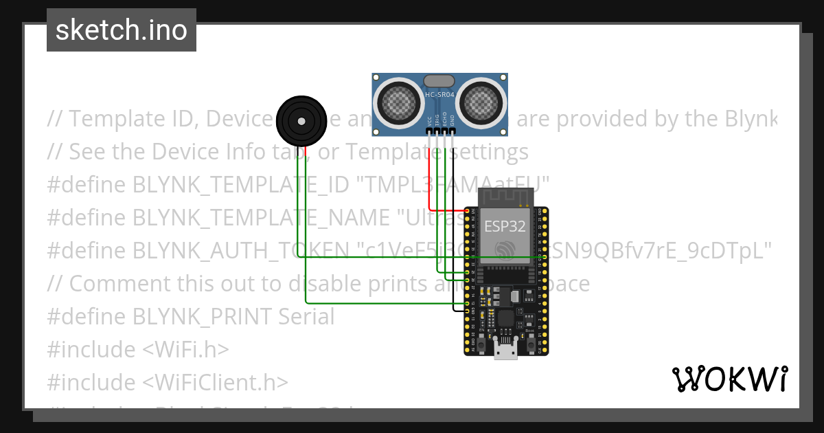 Ultrasonicblynk Wokwi Esp32 Stm32 Arduino Simulator