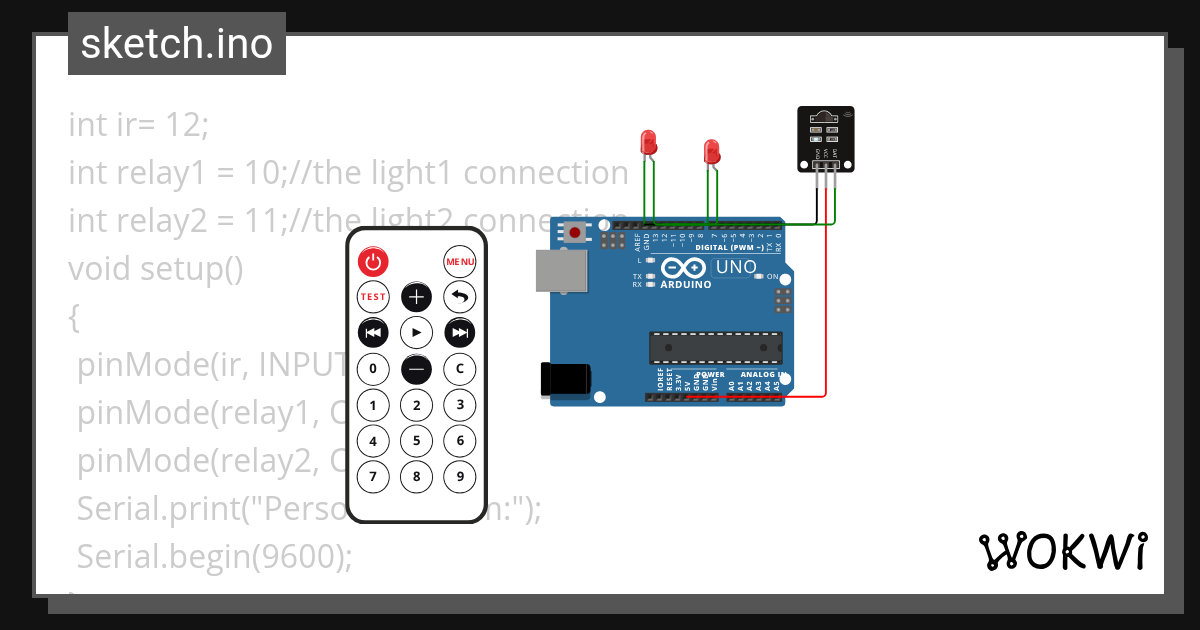 ir sensor led is on when person enters room - Wokwi ESP32, STM32 ... ir sensor led is on when person enters room - Wokwi ESP32, STM32 ...