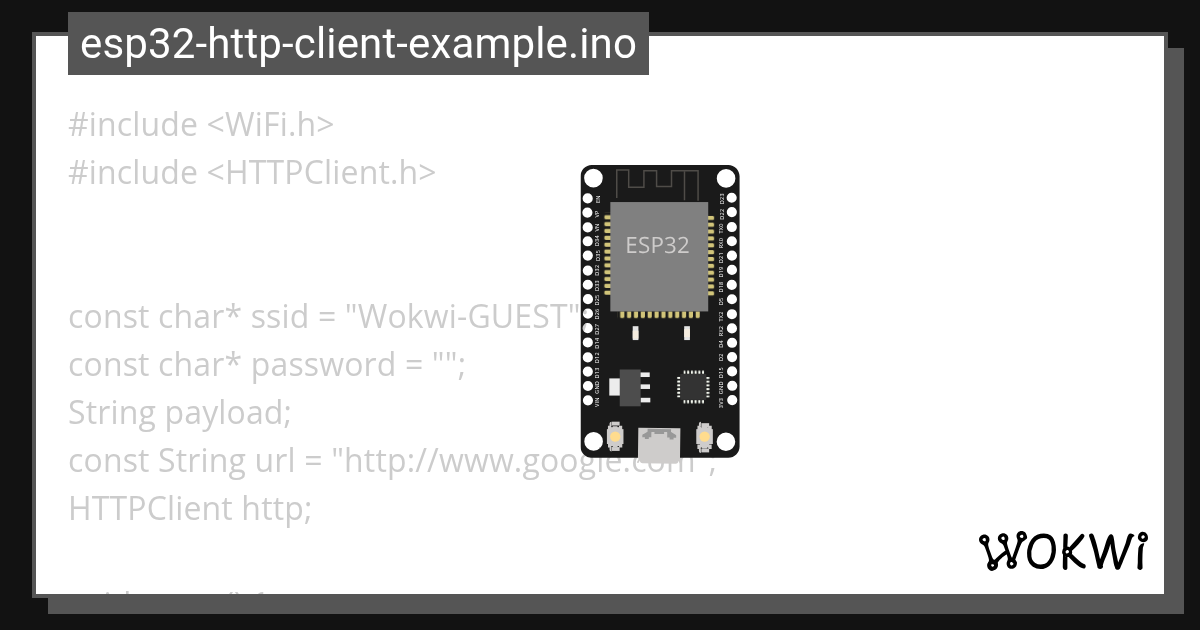 Simple_HTTP_GET - Wokwi ESP32, STM32, Arduino Simulator