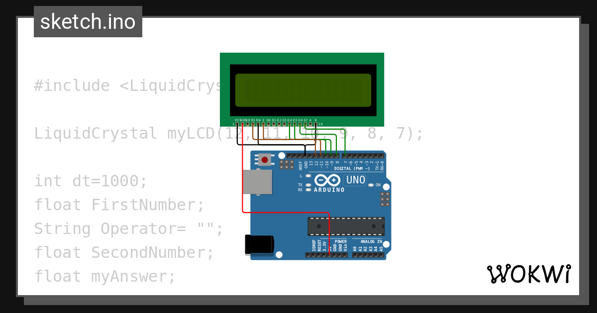 Lcdcalc Wokwi Esp32 Stm32 Arduino Simulator