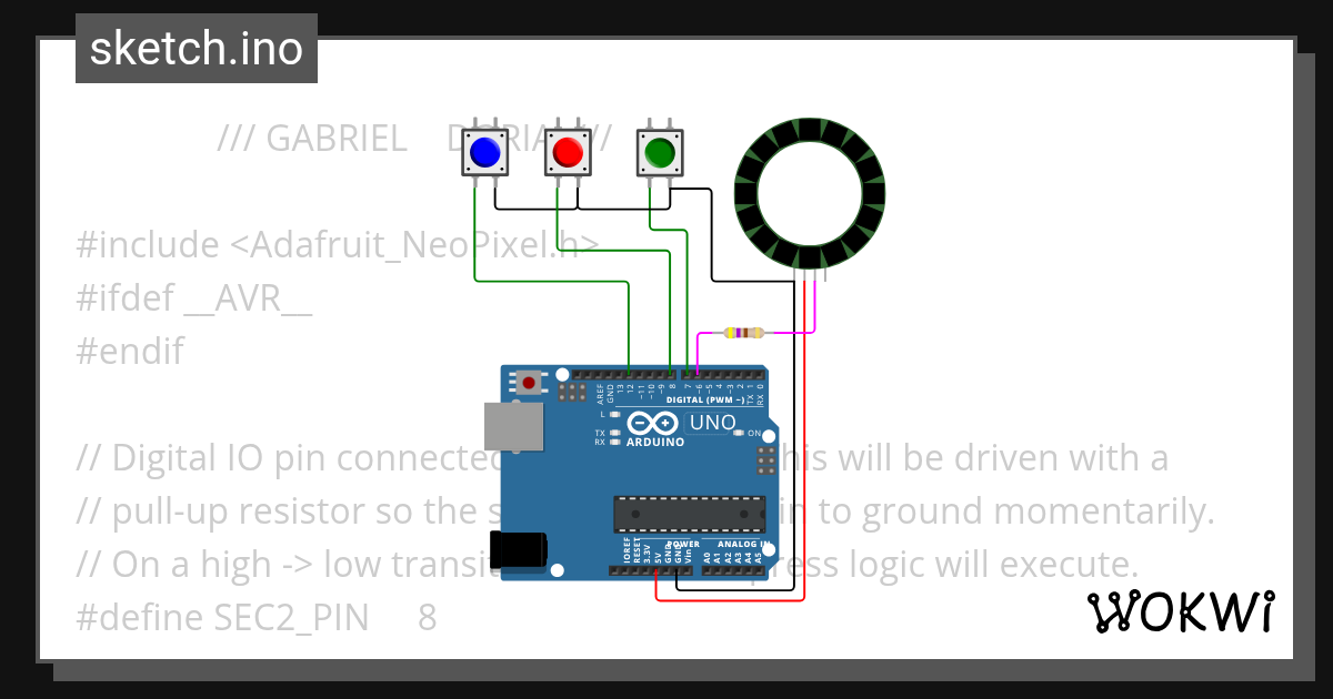 neopixel prueba 2 - Wokwi ESP32, STM32, Arduino Simulator