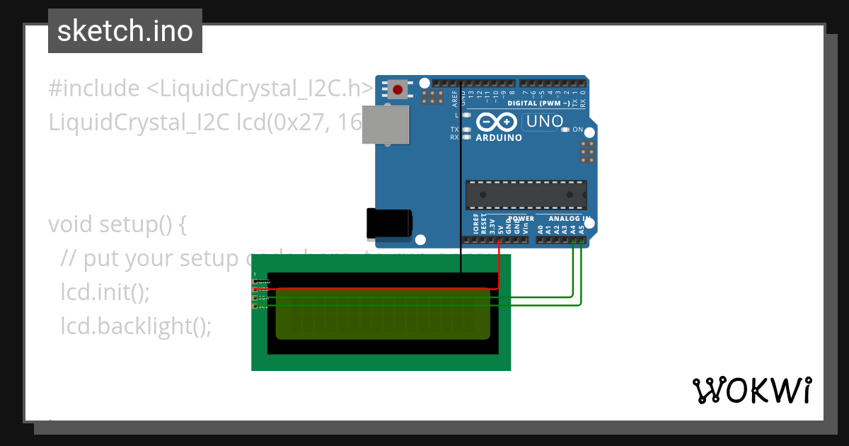 LCD - Wokwi ESP32, STM32, Arduino Simulator