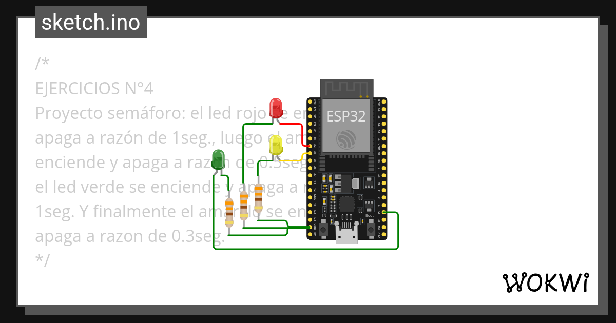 C3-P1-E4 - Wokwi ESP32, STM32, Arduino Simulator