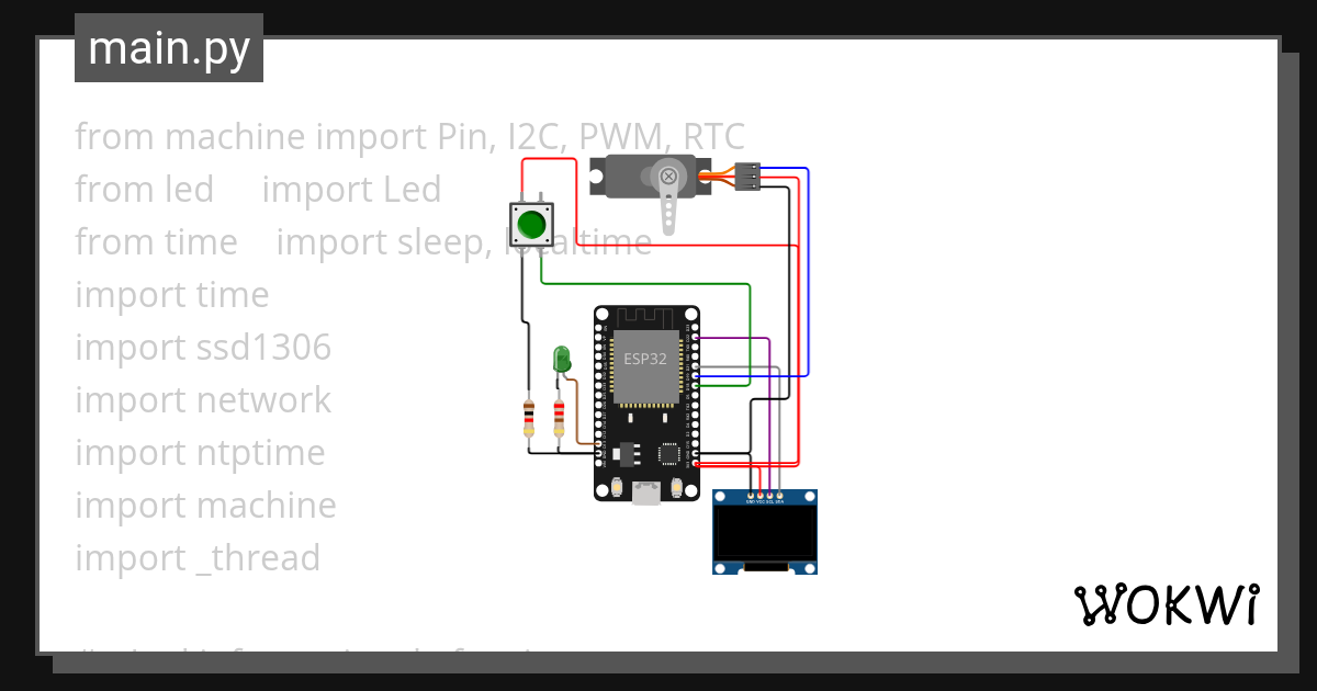 TopEspII - Atividade 07 - Sincronizacao de horario B - Wokwi ESP32, STM32, Arduino Simulator