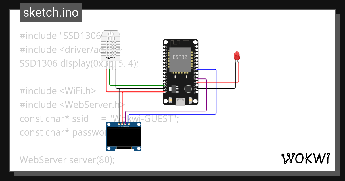 DHT+ESP32+MQTT Copy (3) - Wokwi ESP32, STM32, Arduino Simulator