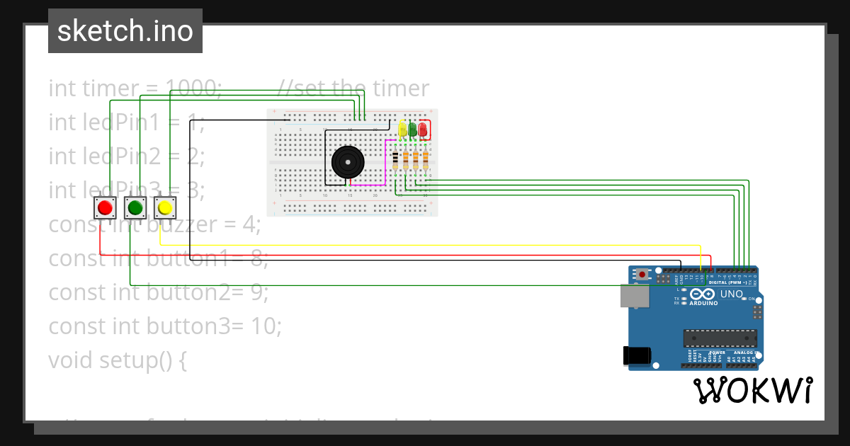 lab2 - Wokwi ESP32, STM32, Arduino Simulator