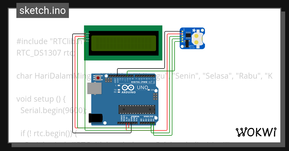 jam digital - Wokwi ESP32, STM32, Arduino Simulator