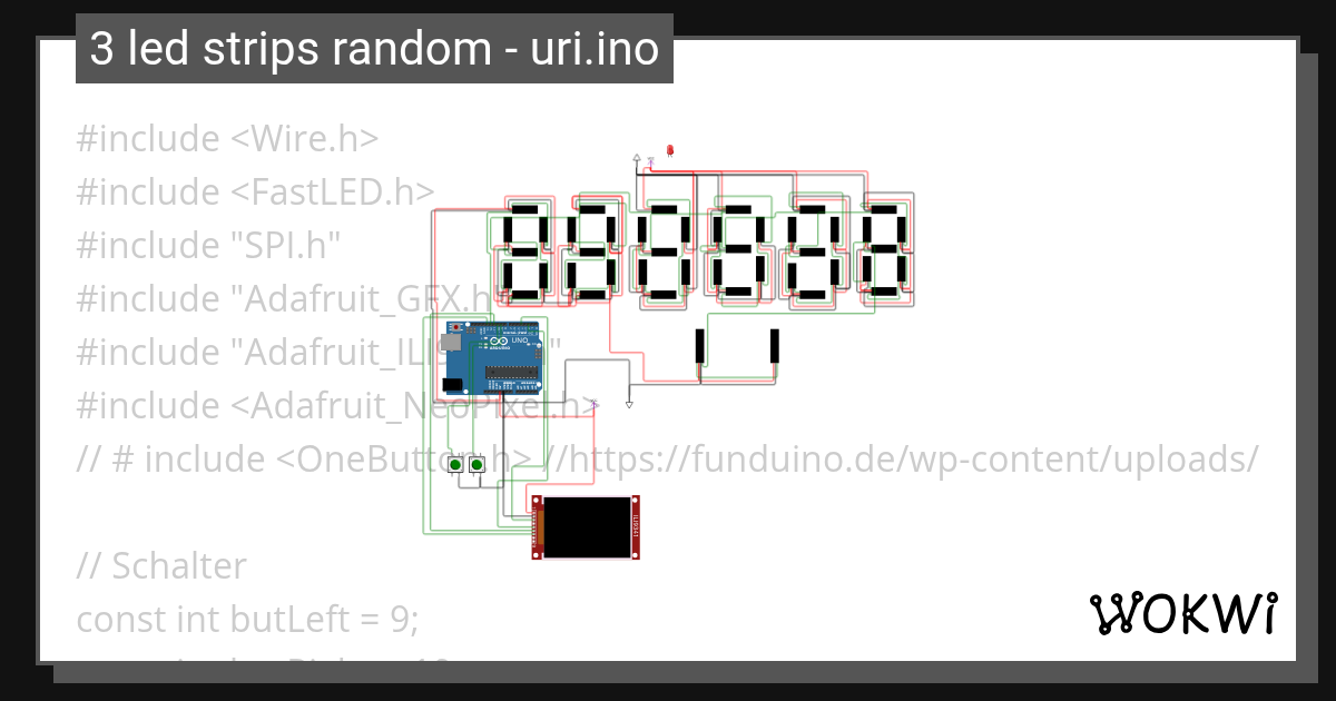 LED - Timer - Wokwi ESP32, STM32, Arduino Simulator
