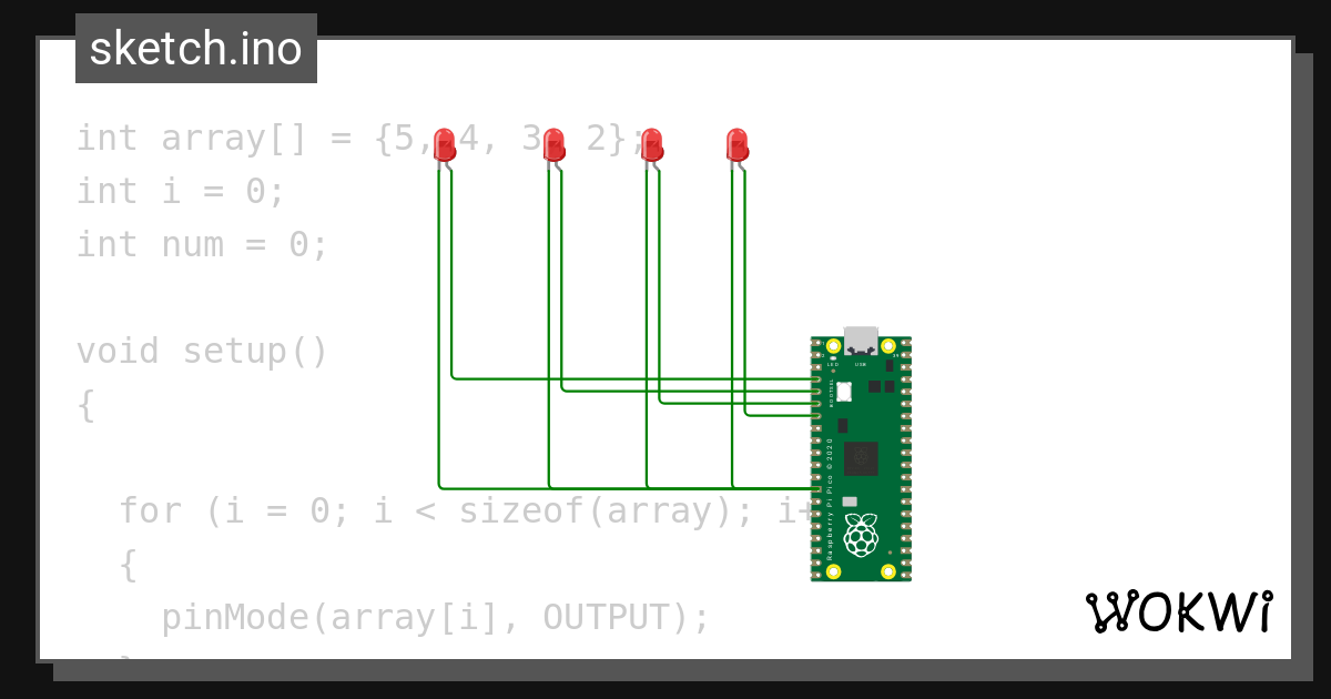 Blink Odd Number Wokwi Esp32 Stm32 Arduino Simulator