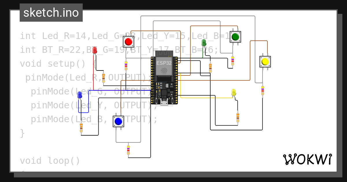 ใบงาน2 Wokwi Esp32 Stm32 Arduino Simulator