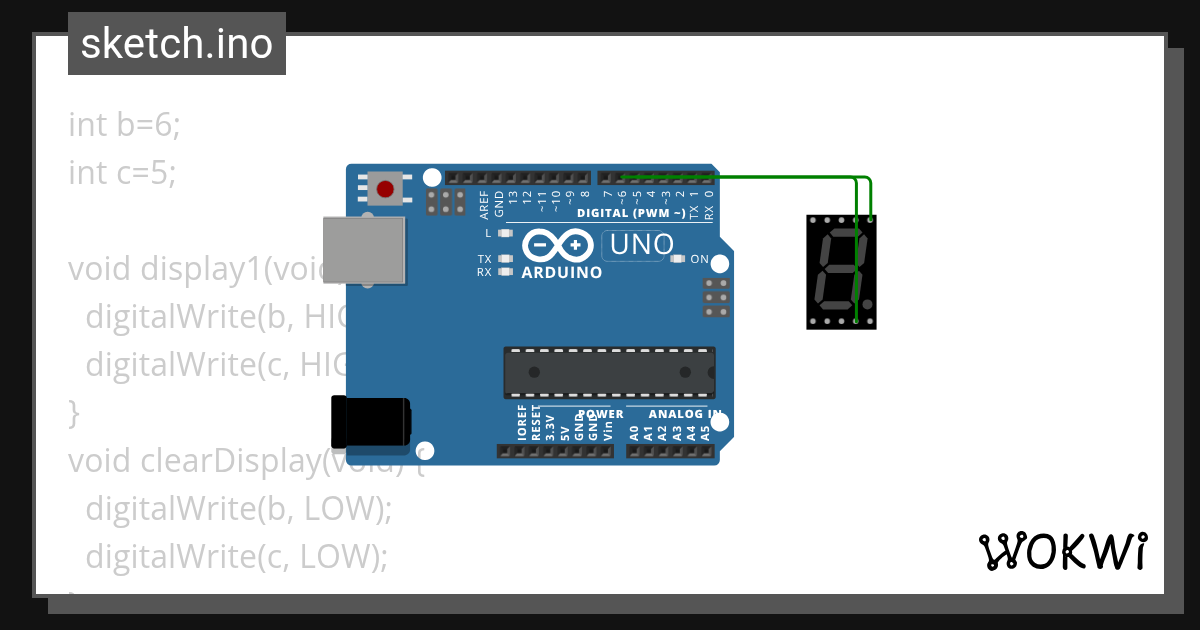 Try To Show Number Wokwi Esp32 Stm32 Arduino Simulator 0457