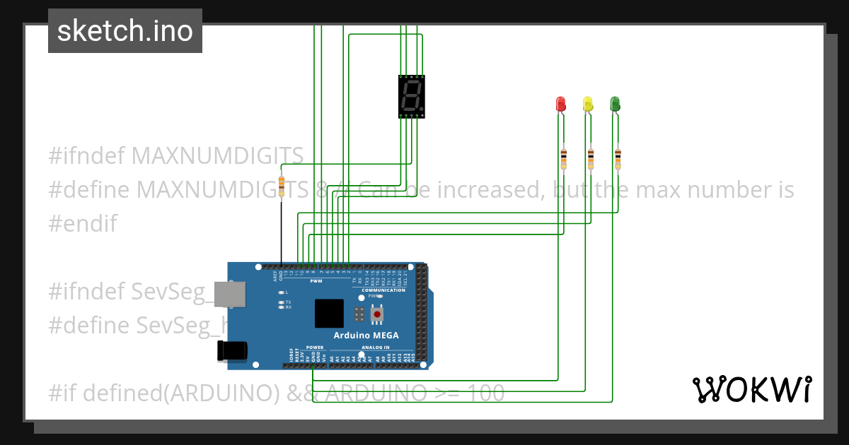 Traffic Light - Wokwi ESP32, STM32, Arduino Simulator