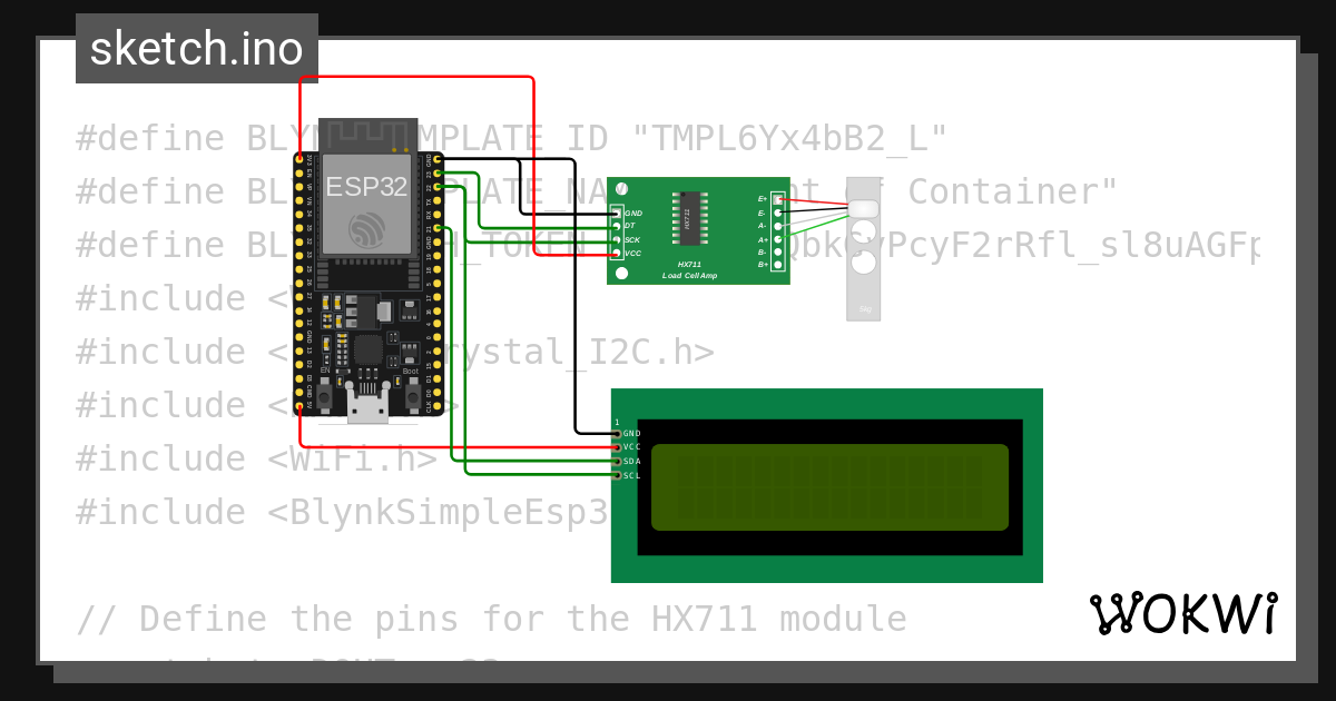 Remotely Monitor Weight And Show In Lcd Wokwi Esp32 Stm32 Arduino 4904