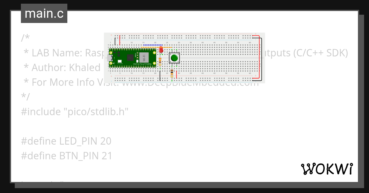 Wokwi - Online ESP32, STM32, Arduino Simulator Wokwi - Online ESP32, STM32, Arduino Simulator