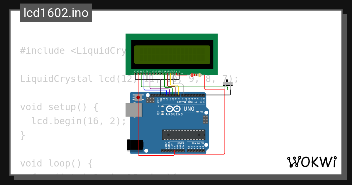 Lcd Teks 2 Wokwi Esp32 Stm32 Arduino Simulator 6984