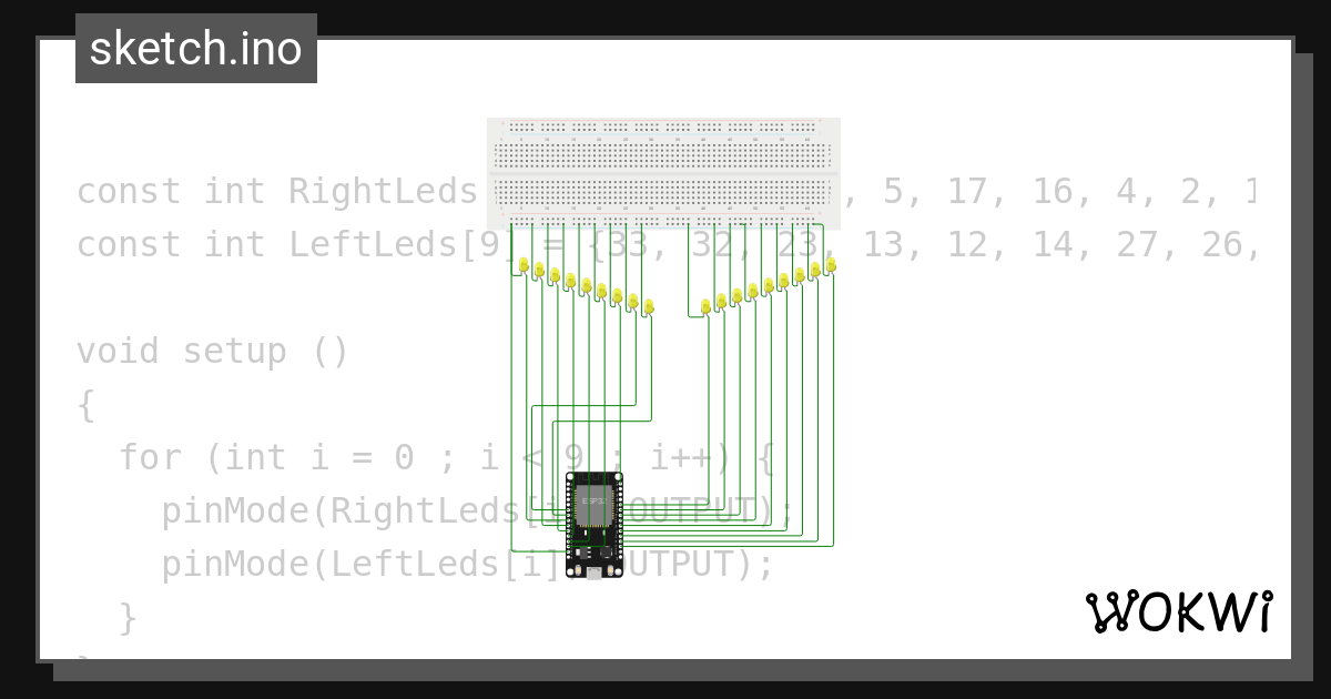 Car Light Wokwi Esp32 Stm32 Arduino Simulator 5645