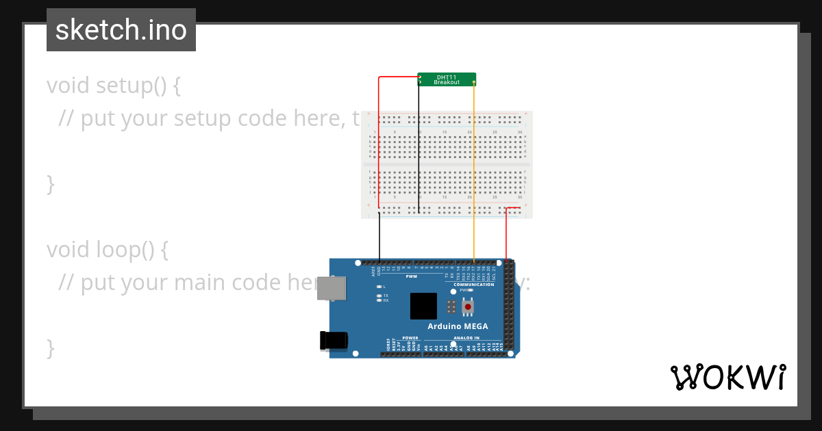 온습도센서 Wokwi Esp32 Stm32 Arduino Simulator 9878