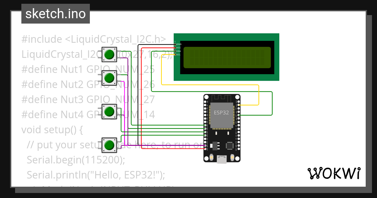 ngoc - Wokwi ESP32, STM32, Arduino Simulator