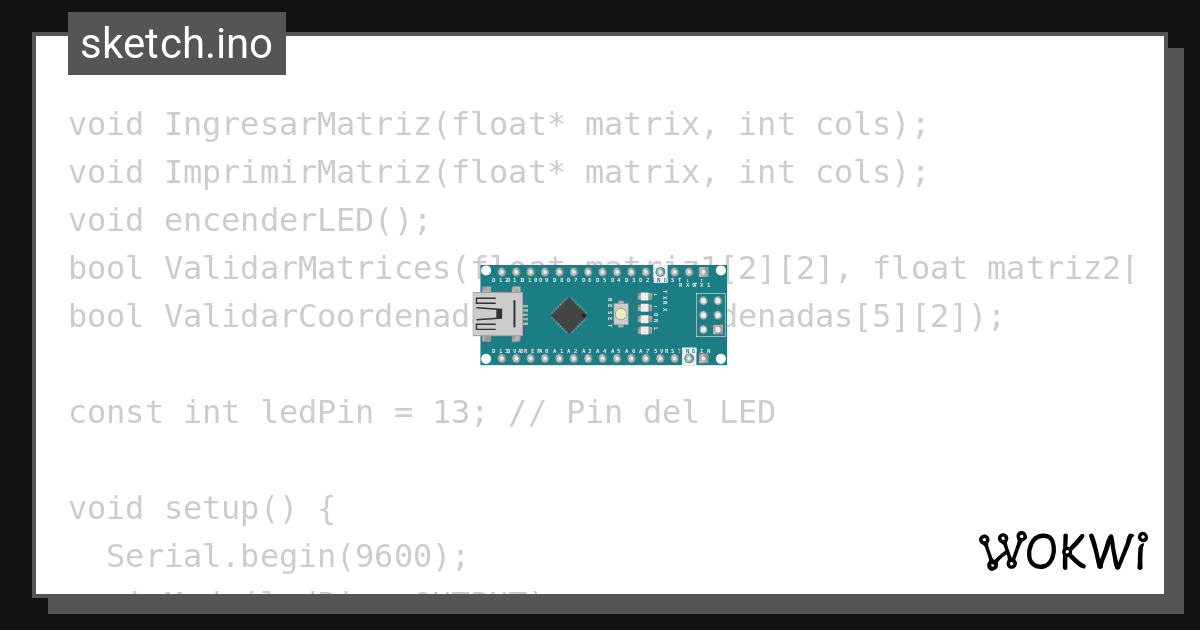 Alg Matr Dv Wokwi Esp32 Stm32 Arduino Simulator 5218