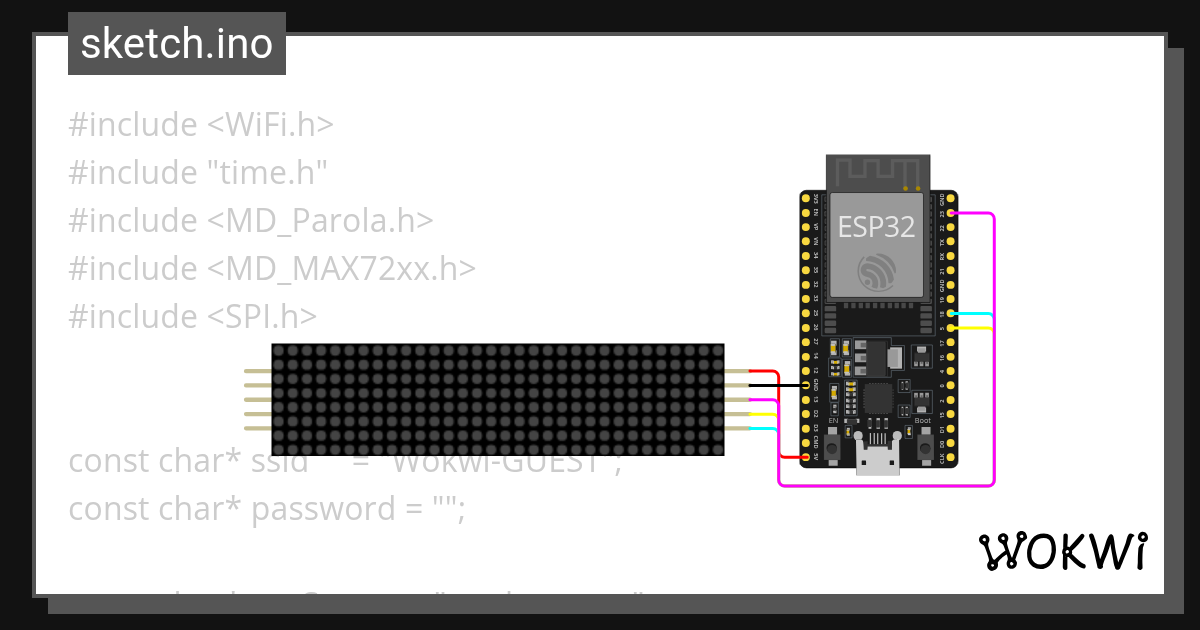 Wifi Ntp Server Wokwi Esp32 Stm32 Arduino Simulator