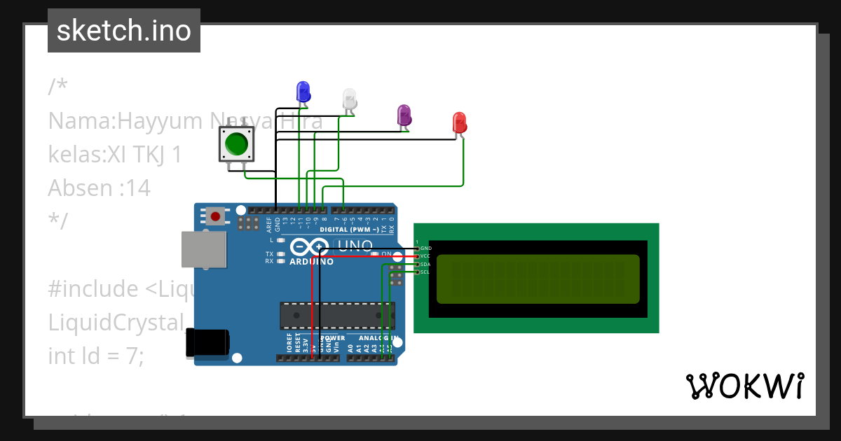 Projek 10 - Wokwi ESP32, STM32, Arduino Simulator