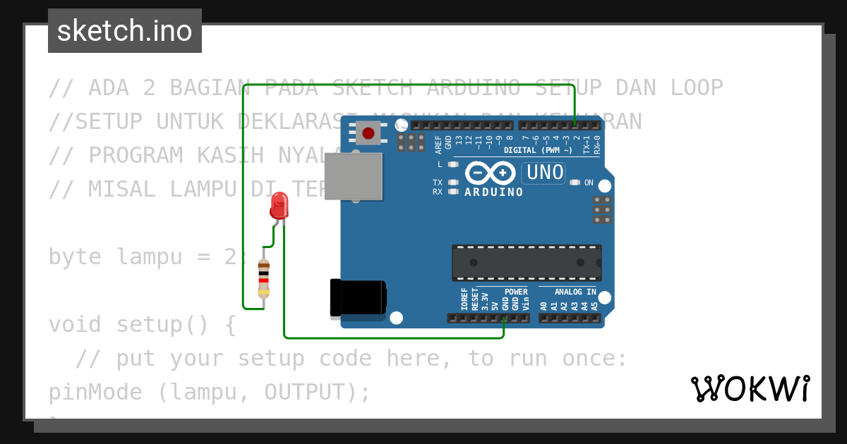 Nyalakan Lampu Wokwi Esp32 Stm32 Arduino Simulator 3943
