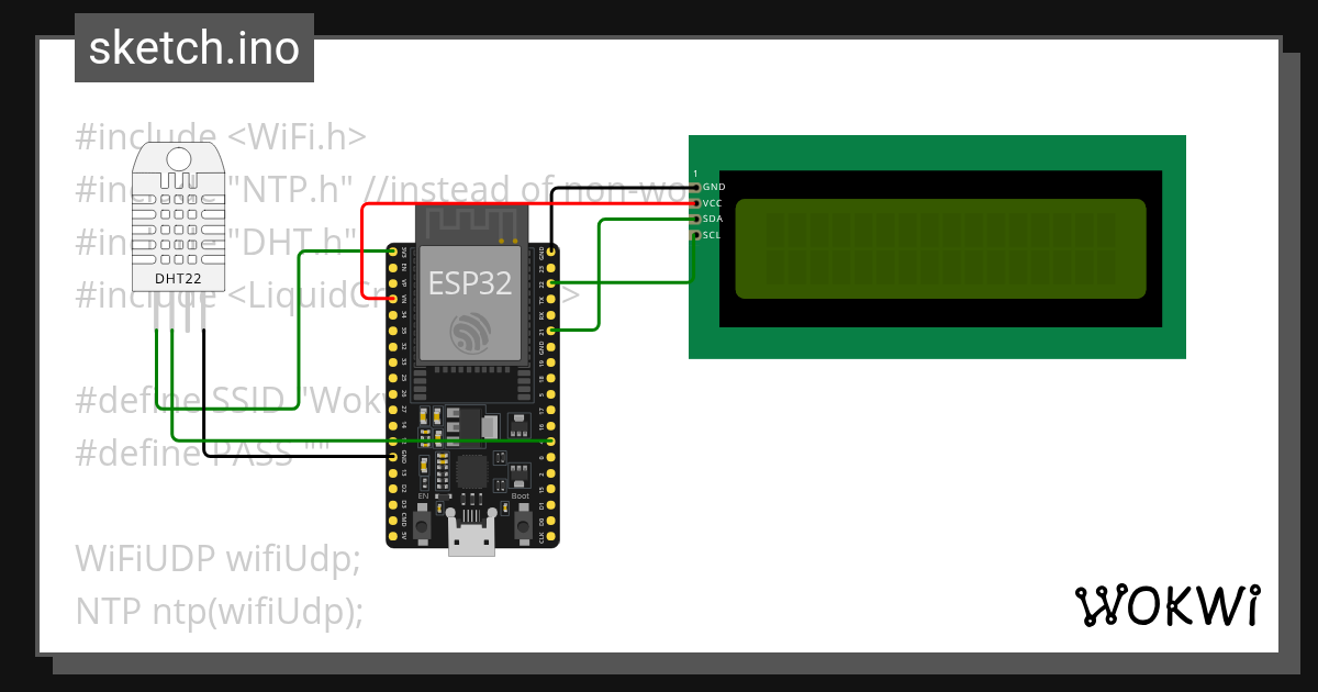 Dht22 Esp32 Wokwi Esp32 Stm32 Arduino Simulator 