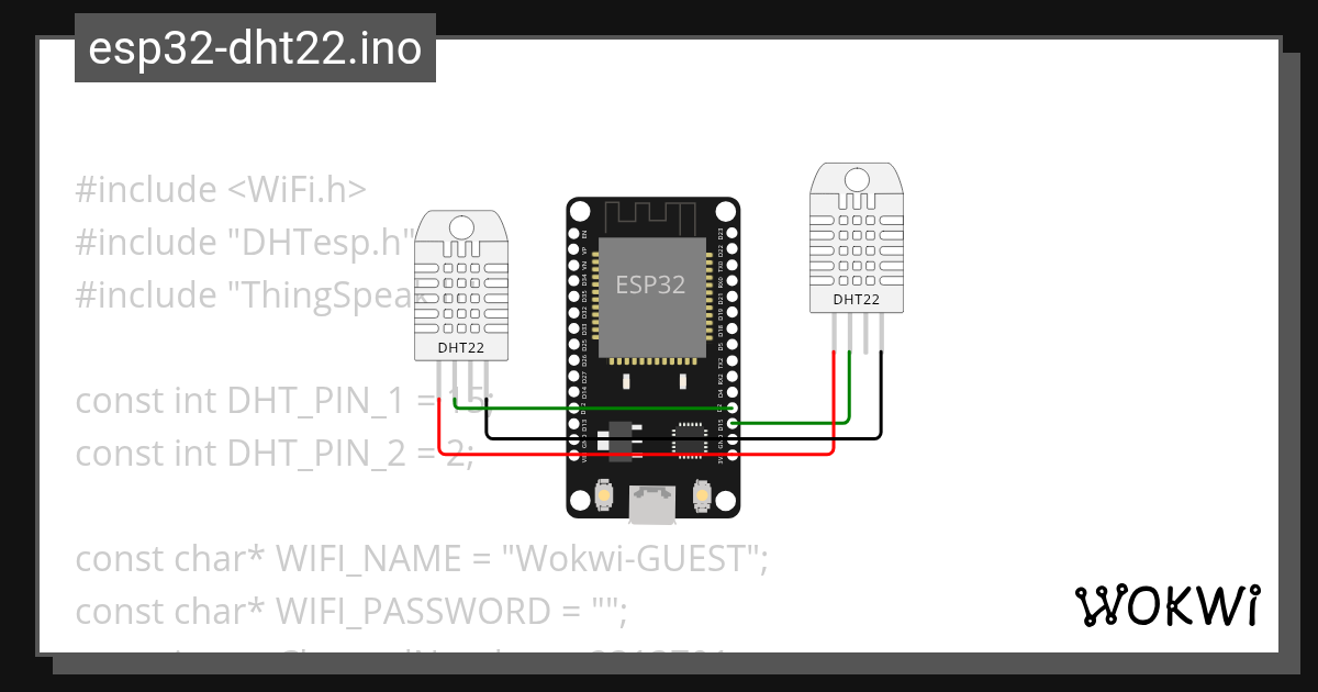 Thinkspeak Wokwi Esp32 Stm32 Arduino Simulator 