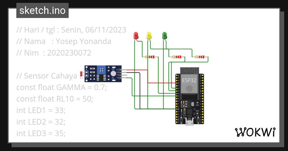 Wokwi - Online ESP32, STM32, Arduino Simulator