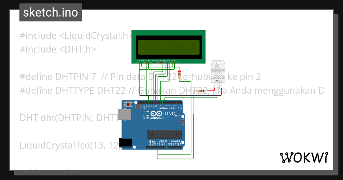 DHT2 - Wokwi ESP32, STM32, Arduino Simulator