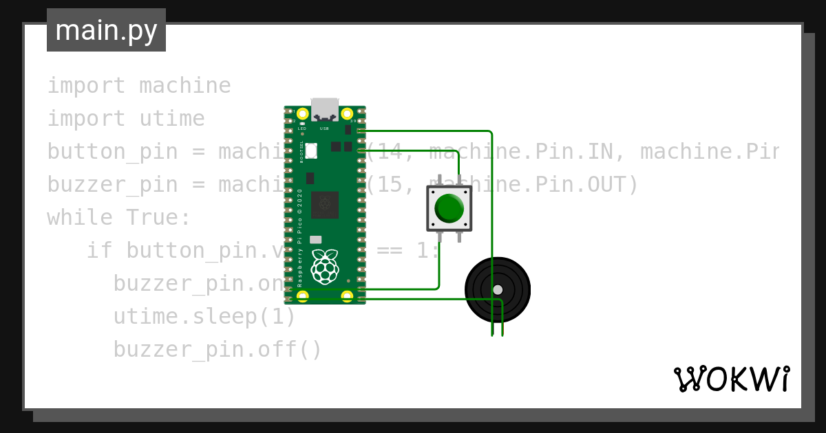 Deurbel Met Een Drukknop En Buzzer Wokwi Esp32 Stm32 Arduino Simulator 6440