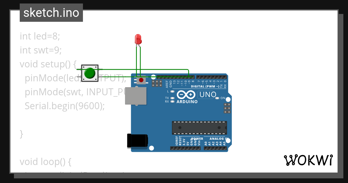Swich Wokwi Esp32 Stm32 Arduino Simulator