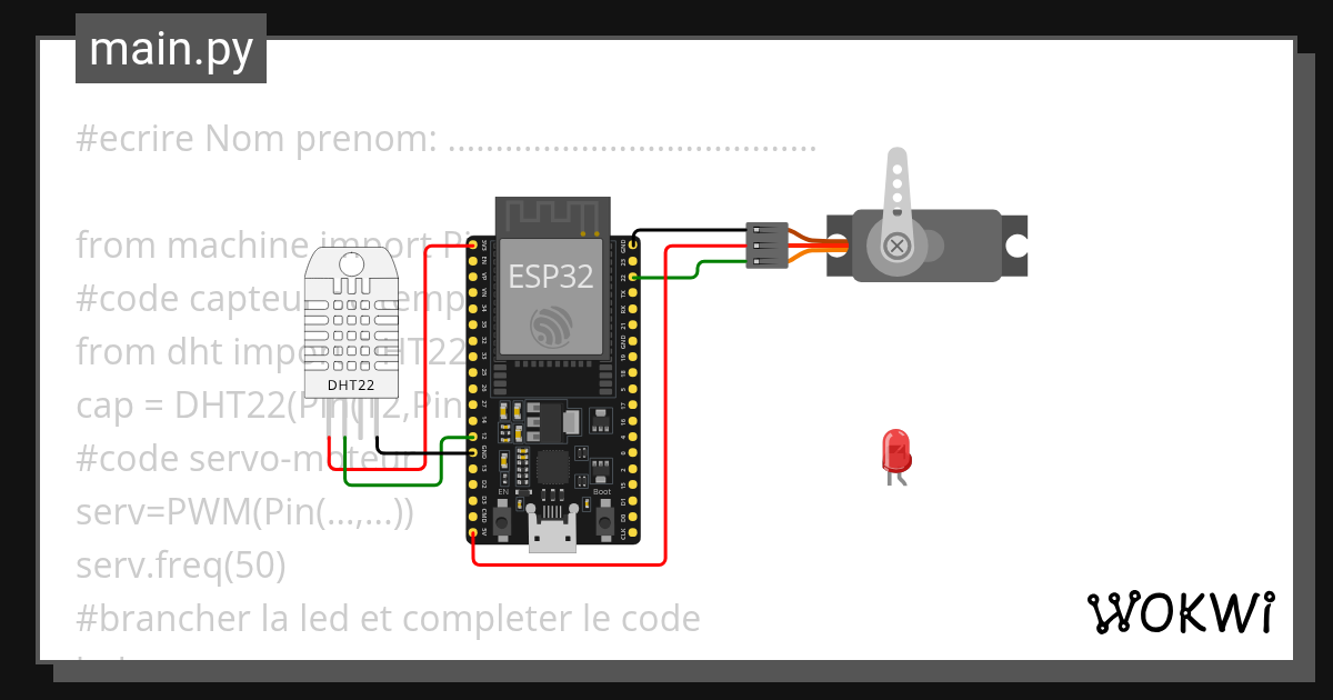 Test 2eme Annee Lundi Wokwi Esp32 Stm32 Arduino Simulator 4375