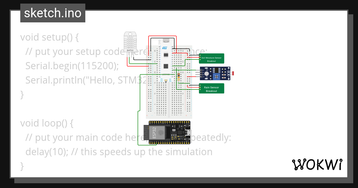 Wokwi - Online ESP32, STM32, Arduino Simulator