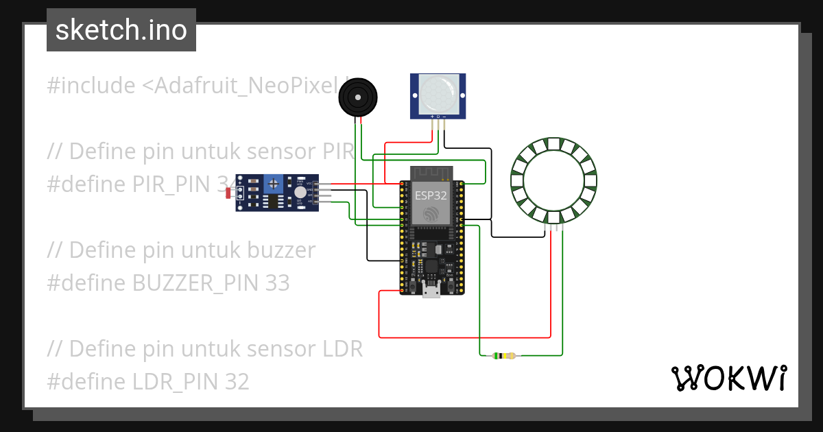 Pengusir Tikus - Wokwi ESP32, STM32, Arduino Simulator