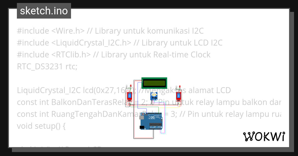 F9 Lampu Balkon Wokwi Esp32 Stm32 Arduino Simulator 8915