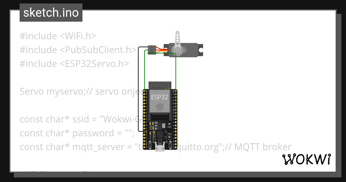 Servo - Wokwi ESP32, STM32, Arduino Simulator