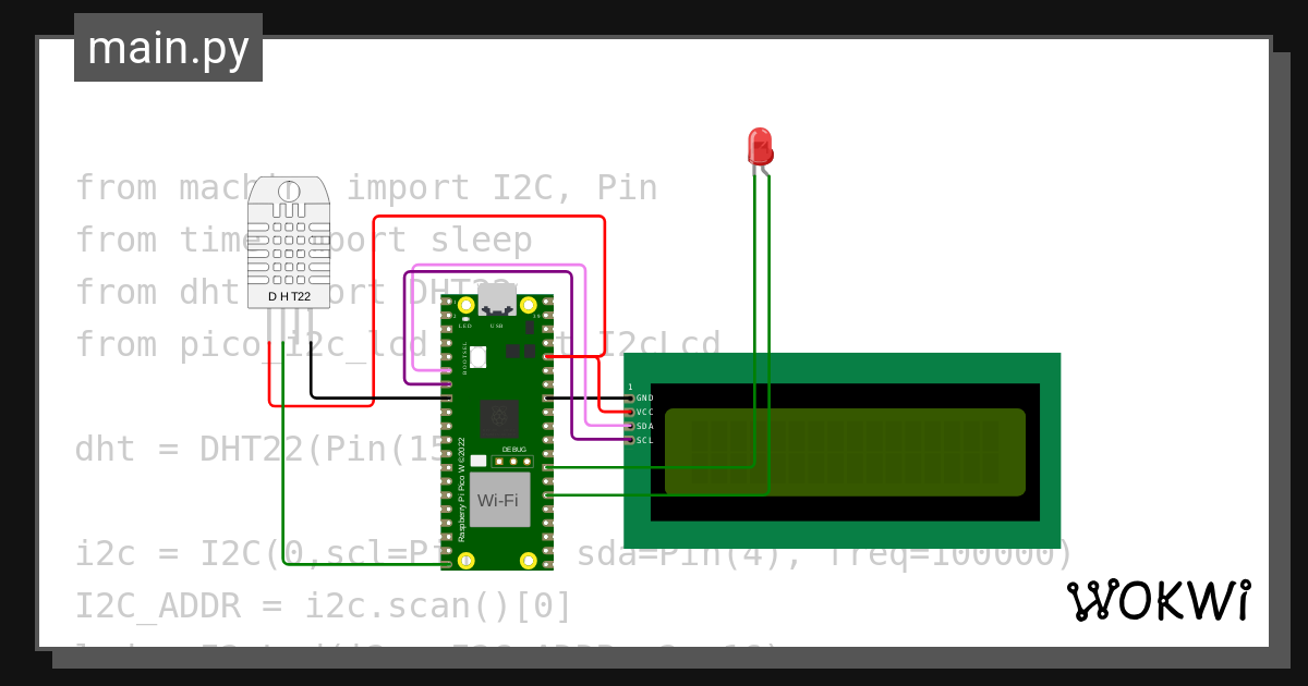 Raspberry Pi Pico Dht22 With Lcd Copy1 Wokwi Esp32 Stm32 Arduino Simulator 9512