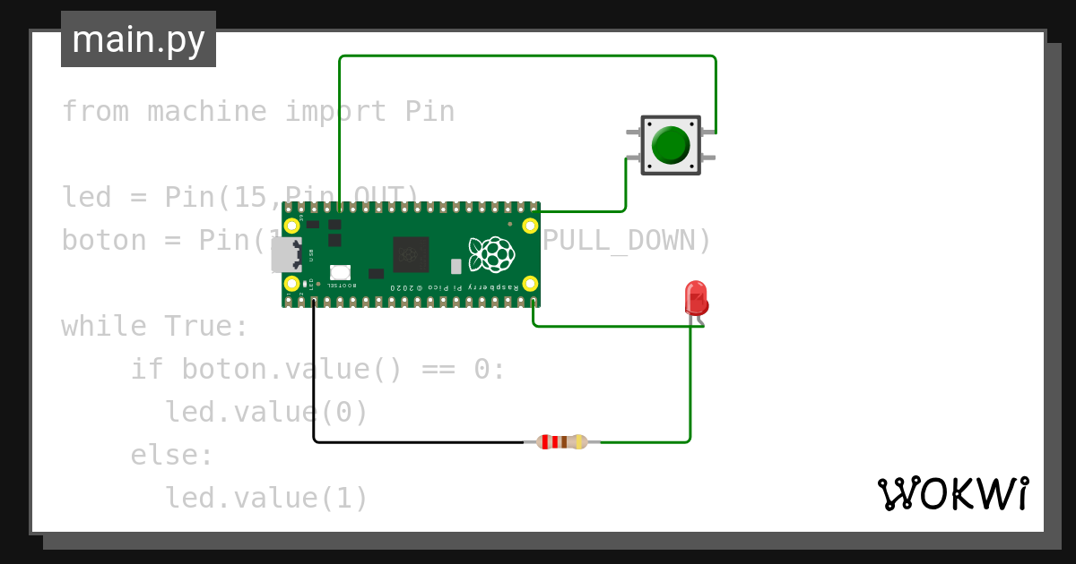 Pulsador Wokwi Esp32 Stm32 Arduino Simulator