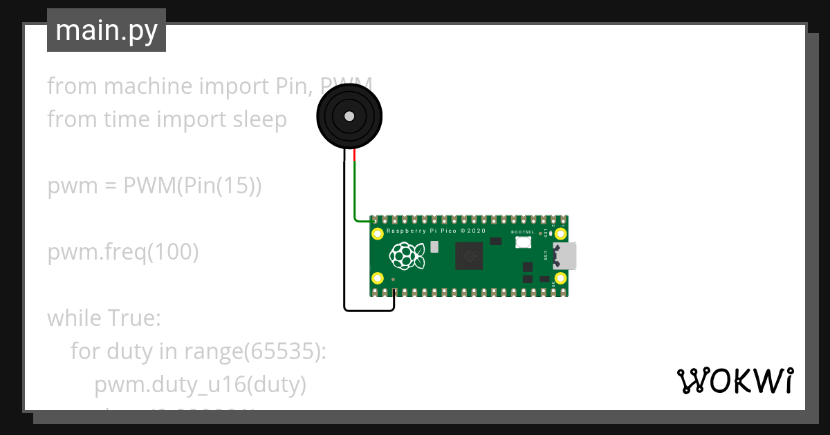 Buzzer Wokwi Esp32 Stm32 Arduino Simulator